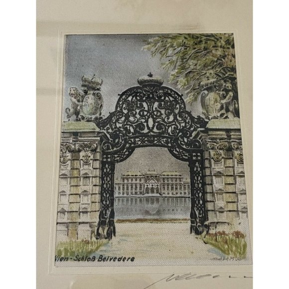 Art | Vintage Ludwig Adamus Vienna Schloss Belvedere Print Original ...